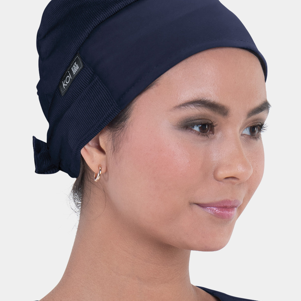 Koi Unisex Scrub Hat - Navy – Happythreads